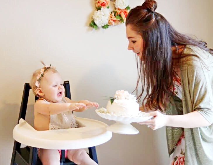 A Peachy Floral First Birthday Party - Navigating Parenthood
